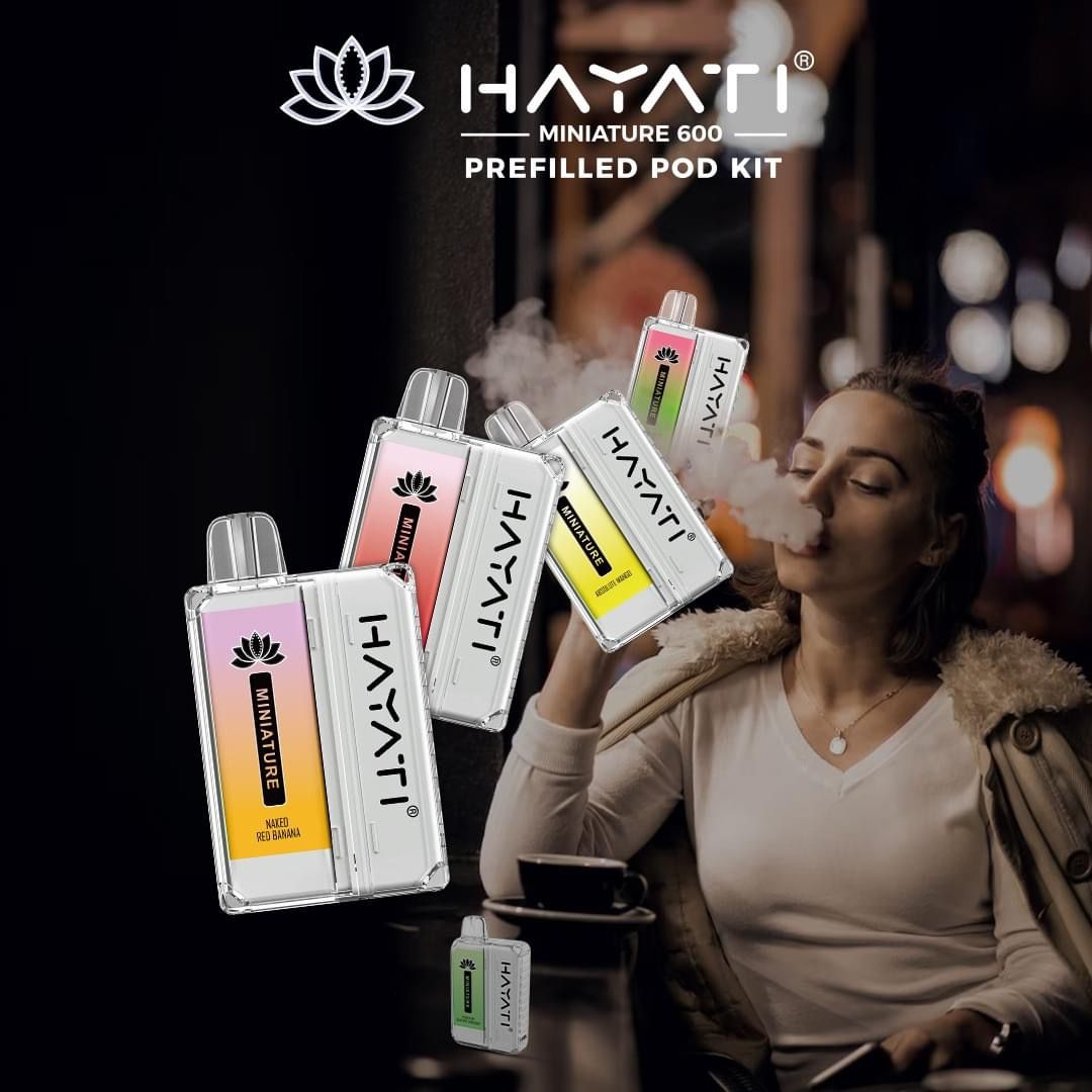 Hayati Miniature 600 Flavour PODs: Disposable Pods