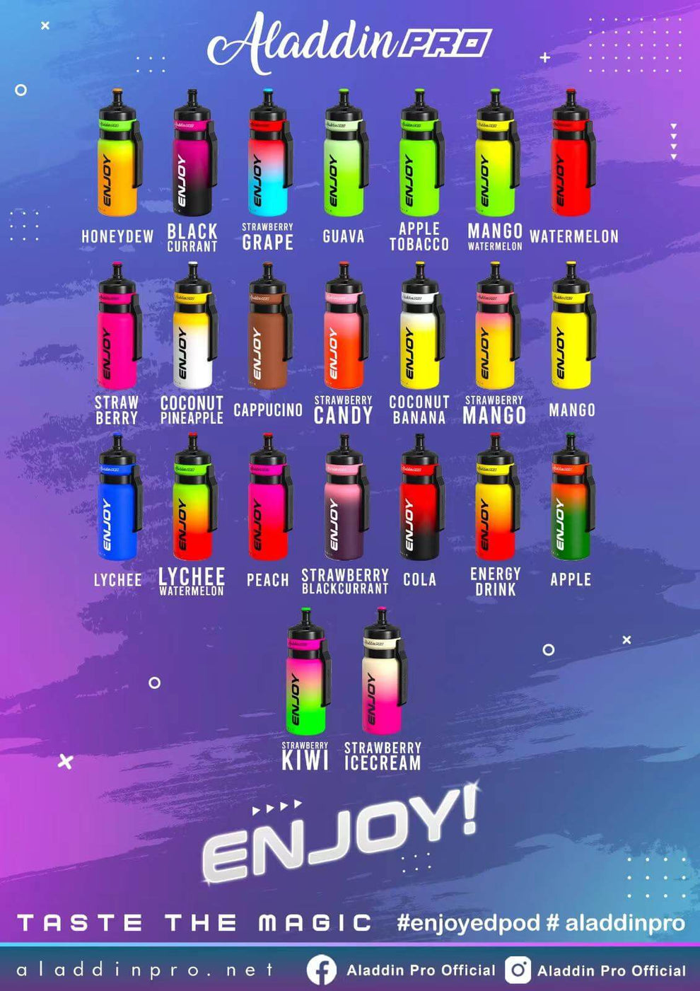 Aladdin Pro Enjoy 9000 Vape Elevate Your Vaping Experience – vapeswholesale